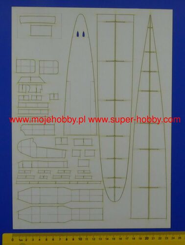 Haliński KA-3-2003-ac Yukikaze - Japanese Destroyer (Laser Cut Frames)