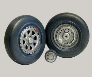 Haliński KA-Wheels-12 Resin Wheels For SB2C-4 Helldiver