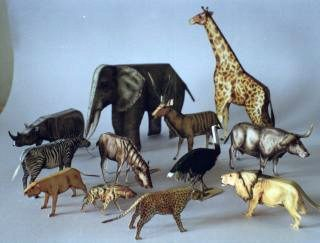 Haliński KA-Other-01 Animal Models - Animals Of Africa (12 Animals)