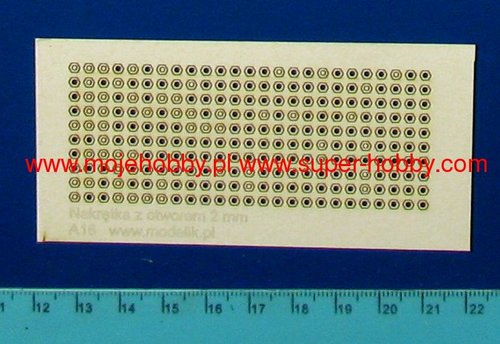 Modelik _AKC_A16 Nakrętka z otworem 2 mm (250 szt.)