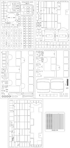 Answer ANG-271-SZK Ikarus 280 - Laser Cut Frames, Details, Treads