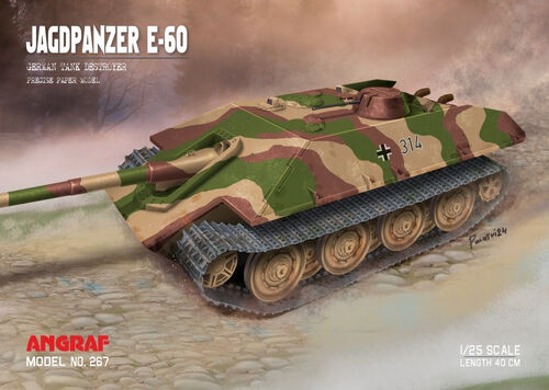 Angraf 267 Jagdpanzer E-60 - German Tank Destroyer