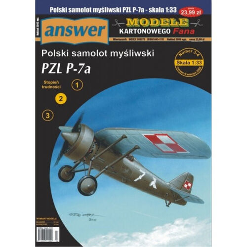 Answer MKF-03-04-2008 PZL P-7a - Polish Fighter Plane