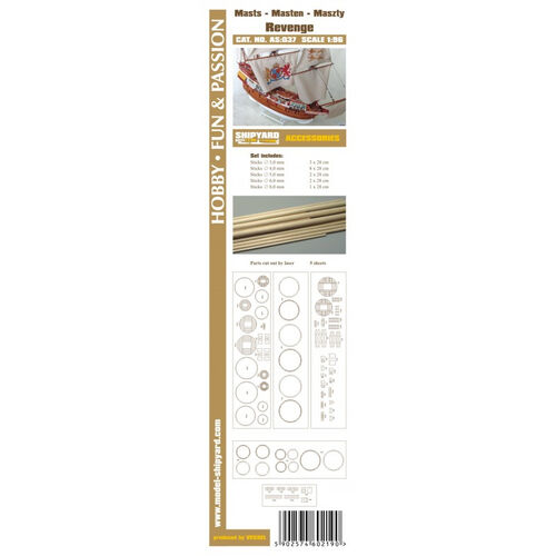 ShipYard AS037 Revenge - Masts