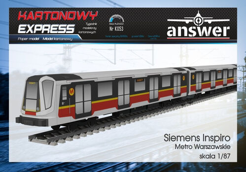 Answer KE-K053 Siemens Inspiro Warsaw Metro