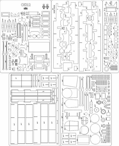 Answer ANG-257-SZK01 OKI 12 - Laser Cut Frames, Trusses, Refuge, Details
