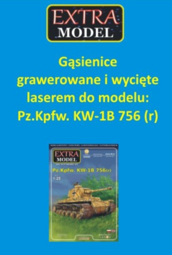 Extra Model 073-G GĄSIENICE do modelu Pz.Kpfw KW-1B 756(r)