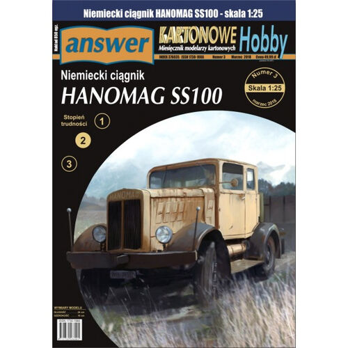 Answer KH-03-2018 Hanomag SS100 - German Tractor