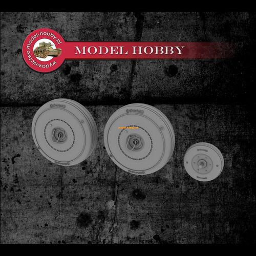 Model Hobby 0048-KOL2 Junkers Ju-88 D - Resin Wheels