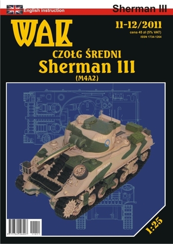 WAK 11-12-2011 Czołg Średni Sherman III (M4A2)