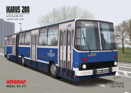 Angraf 271 Ikarus 280 - Articulated Bus