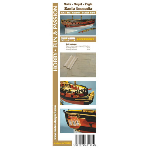 ShipYard AS001 Santa Leocadia - Sails