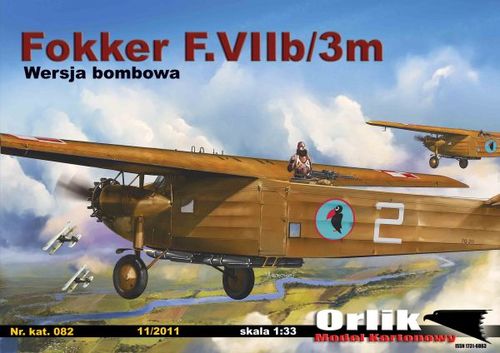Orlik 082 Samolot bombowy Fokker F.VIIb/3m