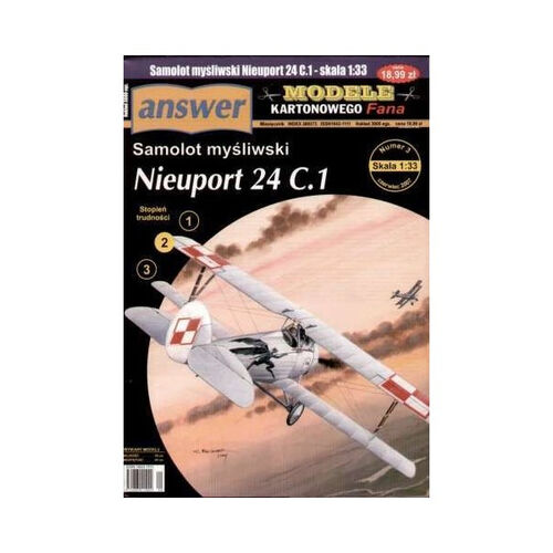 Answer MKF-06-2007 Nieuport 24 C.1 - Fighter Plane