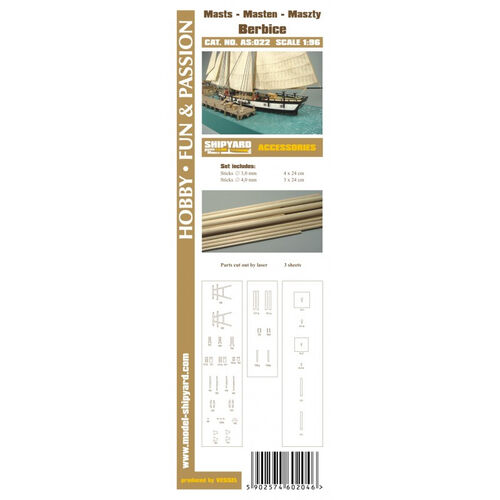 ShipYard AS022 Berbice - Masts