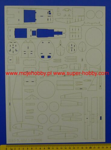 Haliński MM-1-2-2006-ac SBD-3 Dauntless - American Deck Bomber (Laser Cut Frames)