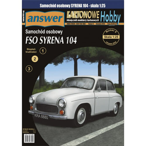 Answer KH-08-2018 FSO Syrena 104 - Passenger Car