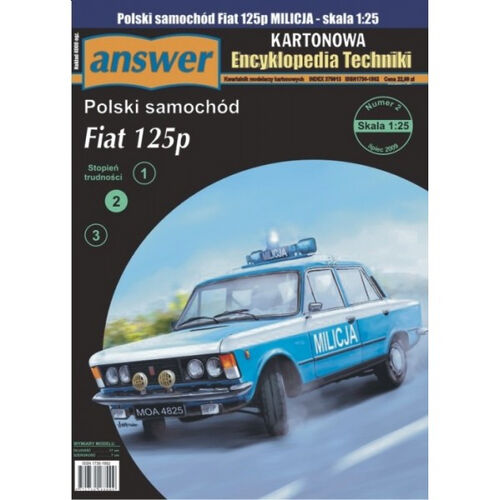 Answer ET-07-2009 Fiat 125p - Polish Car