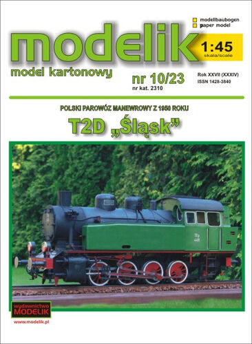 Modelik 10_23 T2D 'Śląsk' - Polski Parowóz Manewrowy Z 1950 Roku