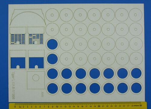 Haliński KA-6-7-98-ac PzKpfw VI Tiger I - German Heavy Tank (Laser Cut Frames)