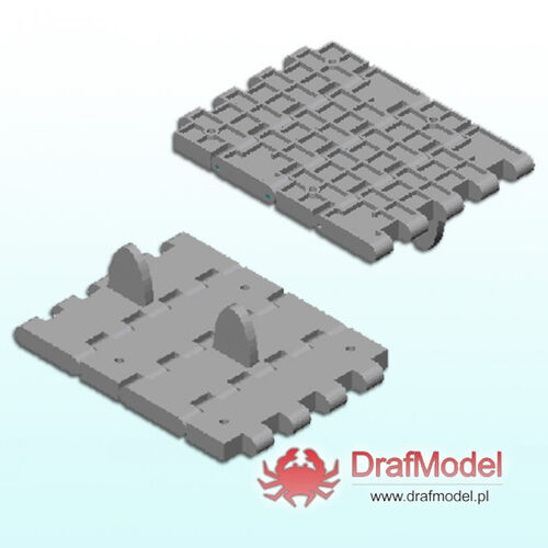 WAK TRA1203O T-34 / SU-85M / SU-100 - laserowo wycinane gąsienice (ogniwa)