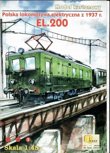 Quest 009 Polish electric locomotive from 1937 EL-200