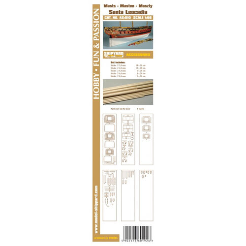 ShipYard AS010 Santa Leocadia - Masts