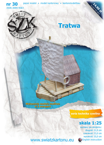 Świat z kartonu 030 Tratwa