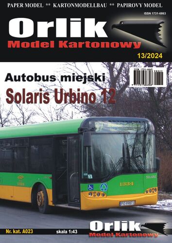 Orlik a023 Solaris Urbino 12 MZK Poznań