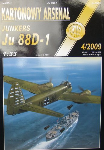 Haliński KA-4-2009 Junkers Ju 88D-1 - German Bomber