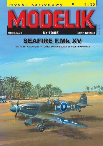 Modelik 10_05 British bomber SEAFIRE F.Mk XV