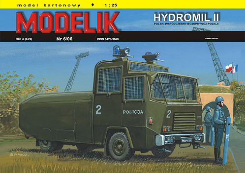Modelik 06_06 Polish modern policecar HYDROMIL II