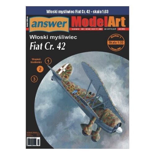 Answer MA-03-2006-02 Fiat Cr. 42 - Italian Fighter