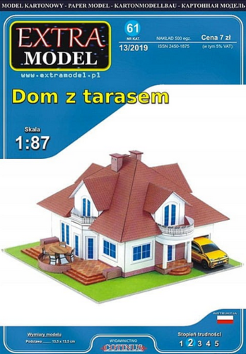 Extra Model 061 13/2019 Dom z tarasem
