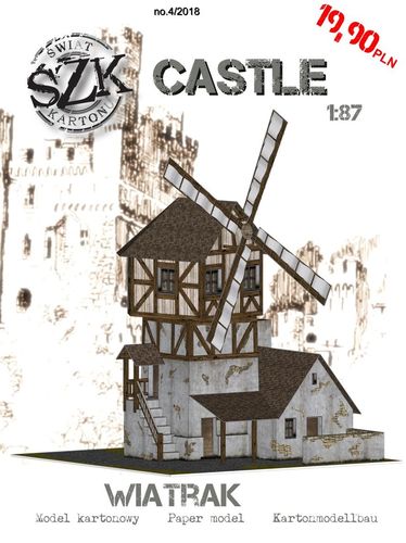 Świat z kartonu 04-2018 Wiatrak - Seria Castle