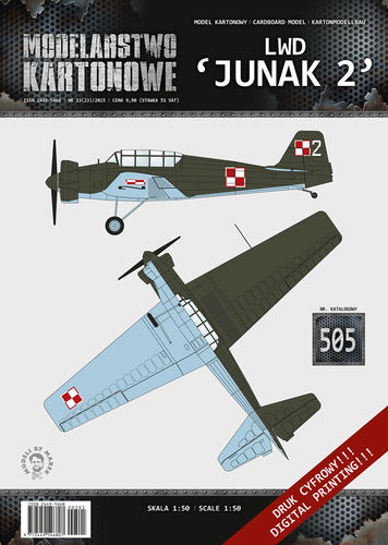 Modelarstwo kartonowe 505 LWD 'Junak 2'
