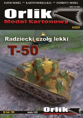 Orlik 189 Soviet T-50 Light Tank