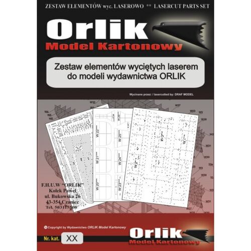 Orlik 083w Wręgi Wycinane Laserowo Do Modelu - Carro Veloce C.V. 35 (L3/35)