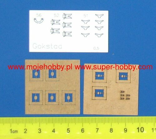 WAK BLO1809-256 Komplet bloków do Gokstadskipet