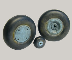 Haliński KA-Wheels-13 Resin Wheels For P-40B/C/E