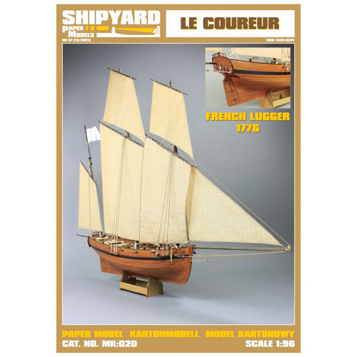 ShipYard MK020 Le Coureur - French Lugger 1776