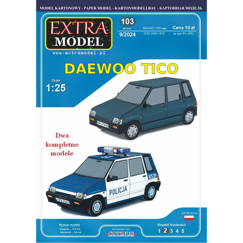 Extra Model 103 Daewoo Tico (Two Complete Models)