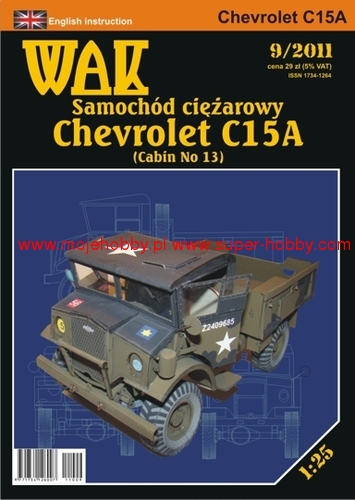 WAK 09-2011 Samochód Ciężarowy Chevrolet C15A (Cab.13)