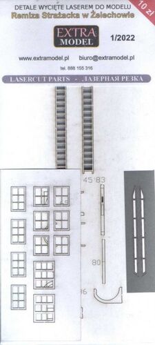 Extra Model 083-DL Detale do modelu Remiza Strażacka w Żelechowie