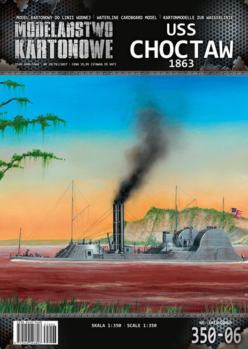 Modelarstwo kartonowe 350-06 USS 'Choctaw'