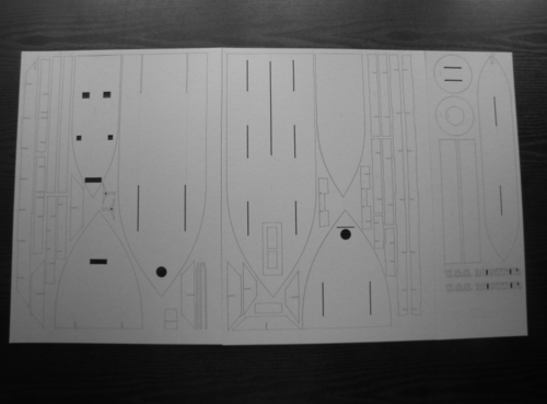 Modelik _AKC_1611W USS MONITOR- laserowo wycięte wręgi