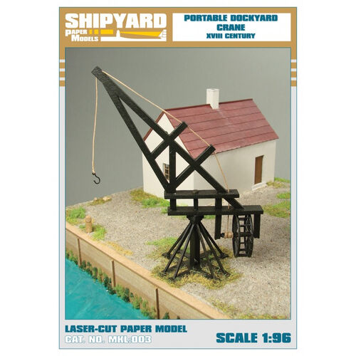 ShipYard MKL003 Portable Dockyard Crane XVIII Century
