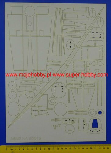 Haliński KA-3-2015-ac Mitsubishi A6M2 Zero - Japanese Fighter (Laser Cut Frames)