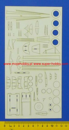 Haliński KA-4-2010-ac Messerschmitt Bf 109T-2 - German Fighter (Laser Cut Frames)