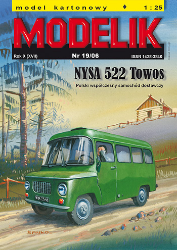 Modelik 19_06 Modern cargotruck NYSA 522 TOWOS